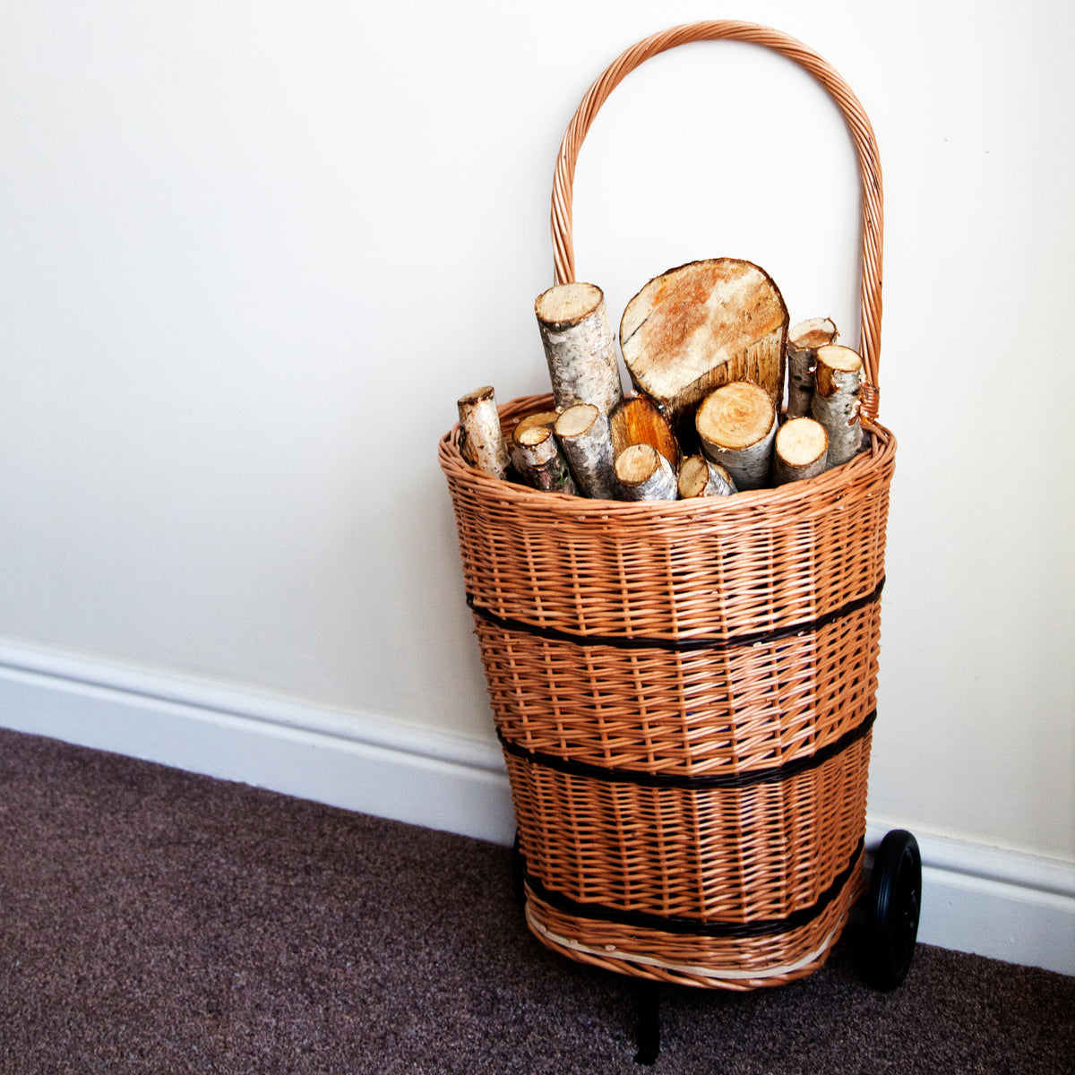 Eco-Chic Shopping: Browse our Variety of Handmade Wicker Trolleys on ...