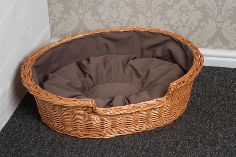 Prestige Wicker Cat and Dog Bed Basket with Pillows – PrestigeWicker US